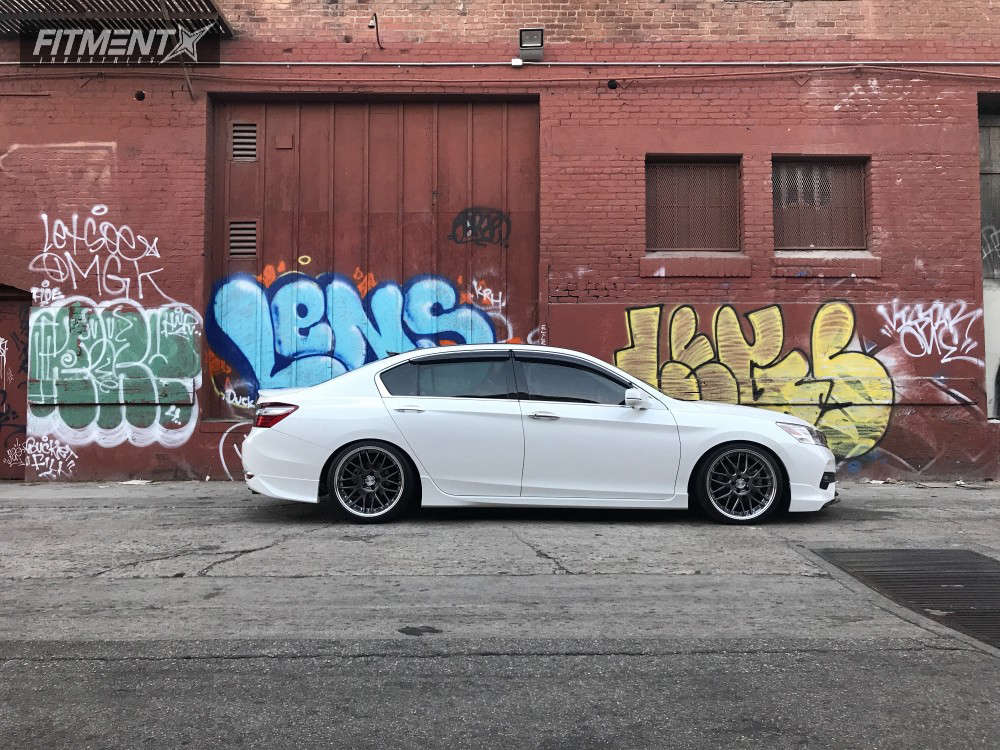 2016 Honda Accord Sport with 19x8.5 Work Lanvec LM1 and Hankook 225x35 on Coilovers | 353588 ...