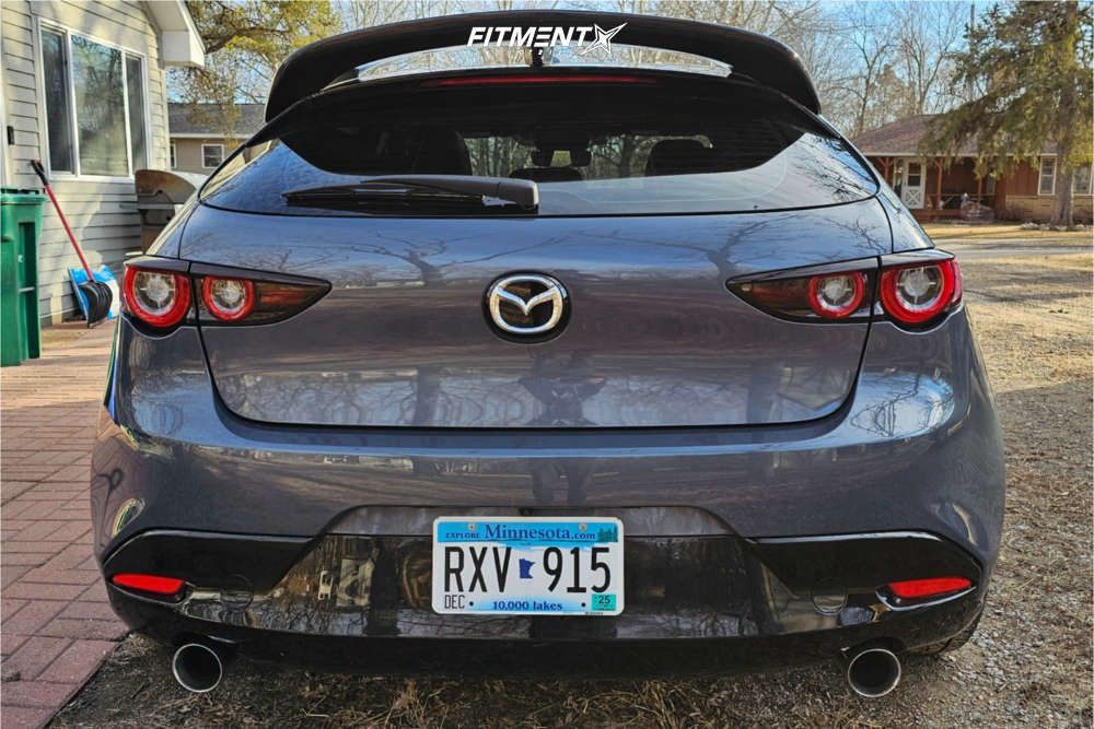 2025 Mazda 3 2.5 S with 18x8.5 Aodhan Ds07 and Nitto 225x45 on Lowering ...
