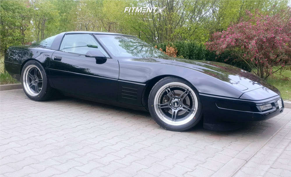 1993 Chevrolet Corvette Base with 18x9.5 SSR Professor SPX and Yokohama ...