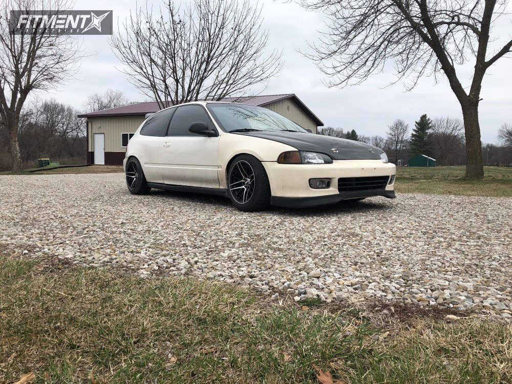 1994 Honda Civic DX with 15x8 STR 511 and Toyo Tires 185x55 on ...