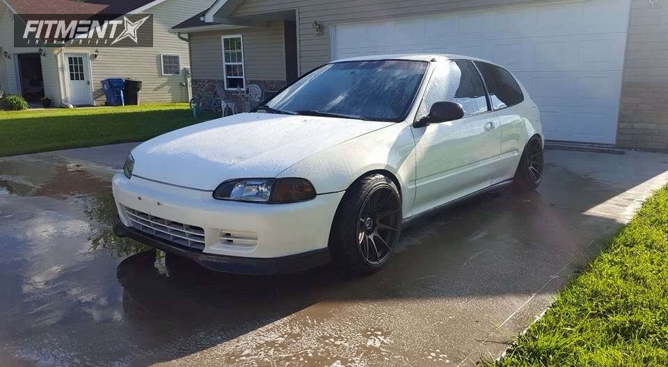 1994 Honda Civic DX with 15x8 STR 511 and Toyo Tires 185x55 on ...