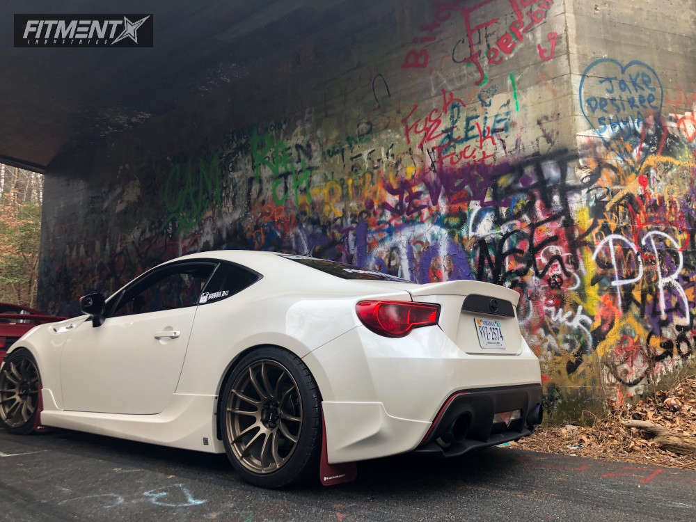 2013 Scion FR-S Base with 18x9.5 AVID1 AV20 and Nitto 245x40 on ...