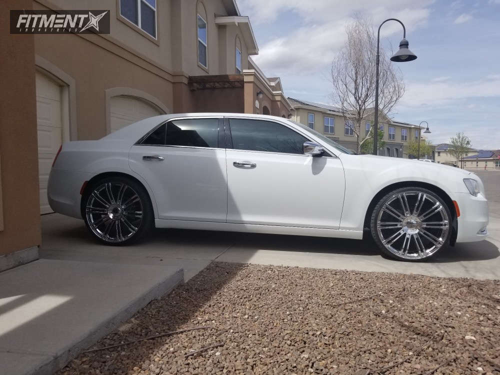 2016 Chrysler 300 S with 24x9.5 KMC Km677 and Lizetti 245x25 on Stock ...