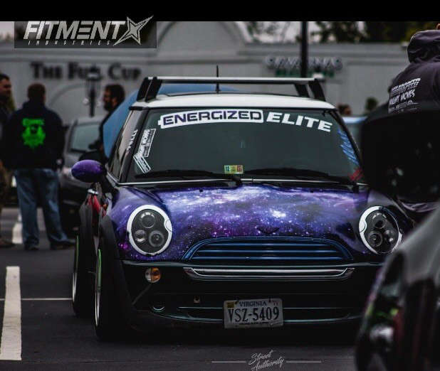 2005 Mini Cooper S with 15x8 STR 514 and Achilles 205x45 on Coilovers ...