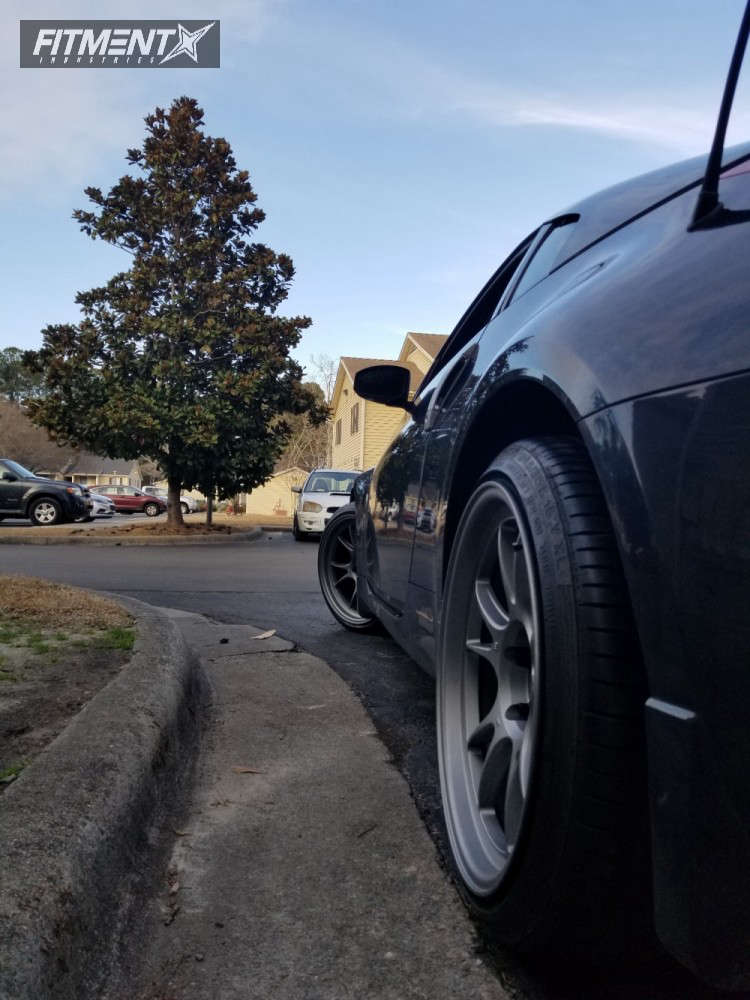 2007 Nissan 350Z Grand Touring with 18x10.5 Ambit Ff3 and Michelin ...