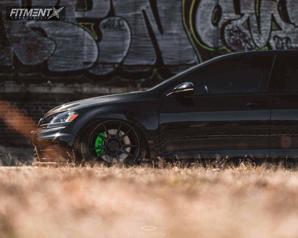 2016 Volkswagen Golf R Base with 19x8.5 Rohana Rf2 and Continental ...