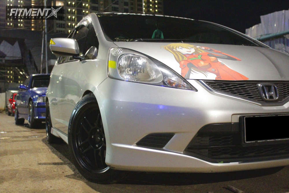 2008 Honda Fit Sport with 16x7 Racing Hart and Accelera 195x50 on ...