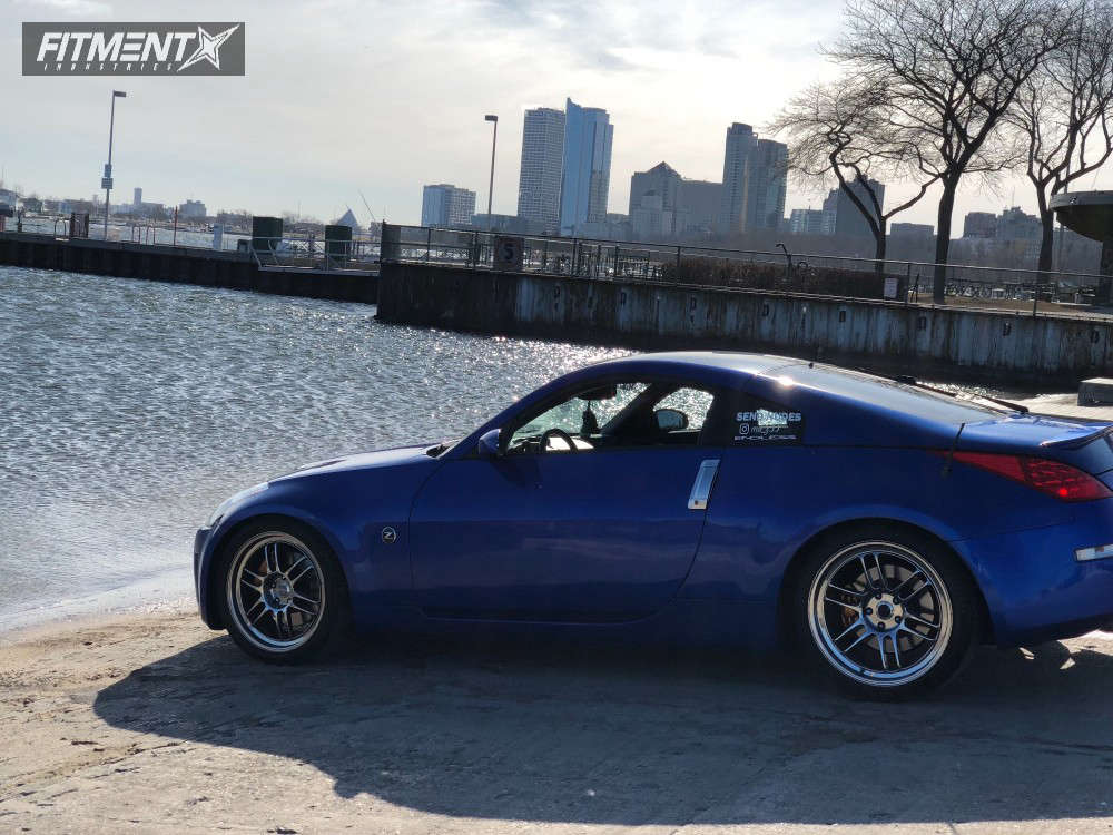 2006 Nissan 350Z Touring with 19x8.5 Enkei RPF1 and Advanta 255x35 on ...