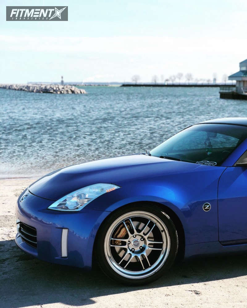 2006 Nissan 350Z Touring with 19x8.5 Enkei RPF1 and Advanta 255x35 on ...