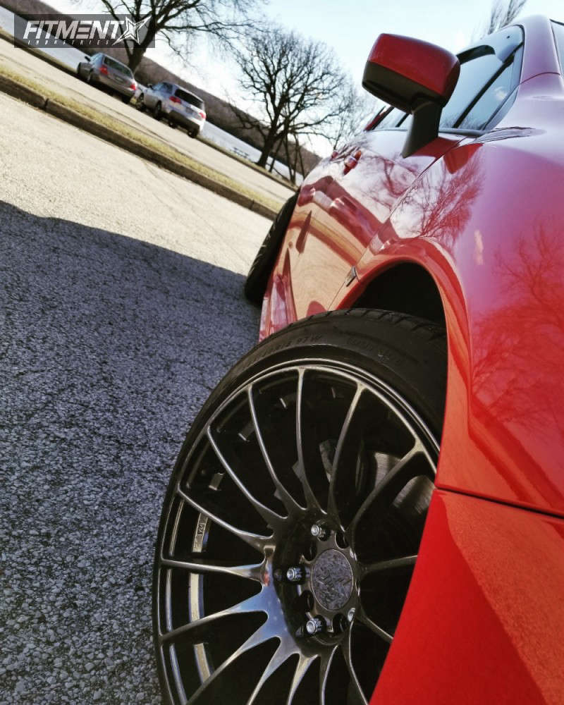 2016 Subaru WRX with 18x9.75 XXR 550 and Dunlop 245x40 on Stock ...