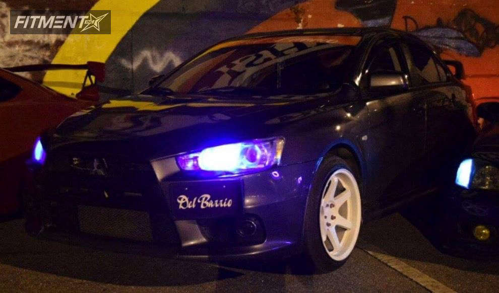 2010 Mitsubishi Lancer Evolution MR with 18x10.5 Varrstoen Evo SS and ...