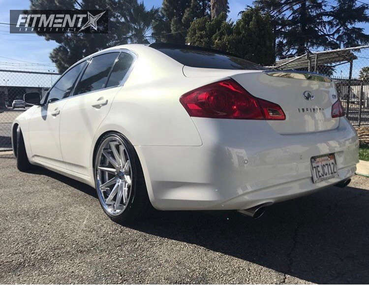 2013 INFINITI G37 with 20x9 Rohana Rc10 and Toyo Tires 245x35 on ...