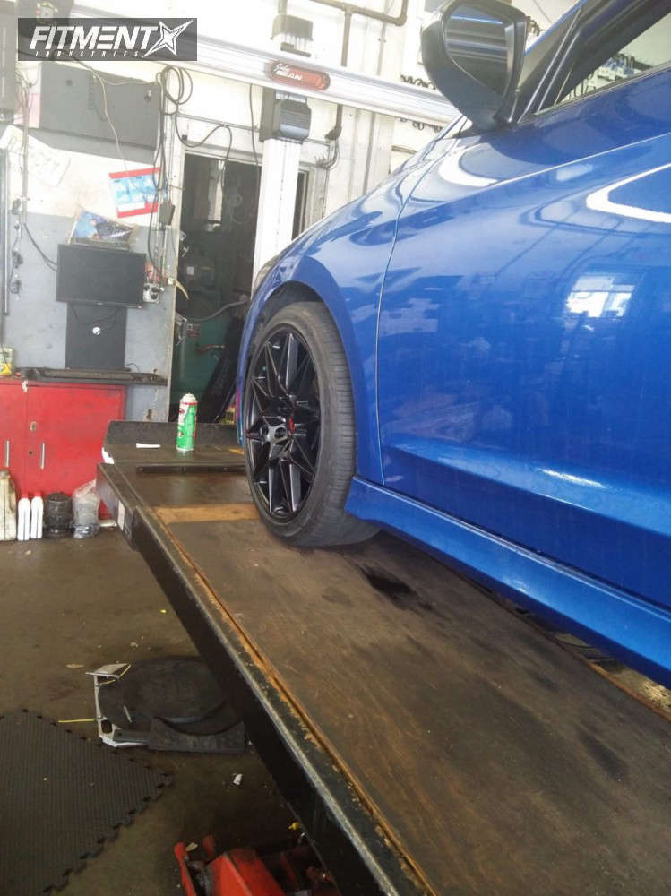 2017 Hyundai Elantra Sport with 18x8 Revolution Racing Rr11 and Hankook ...