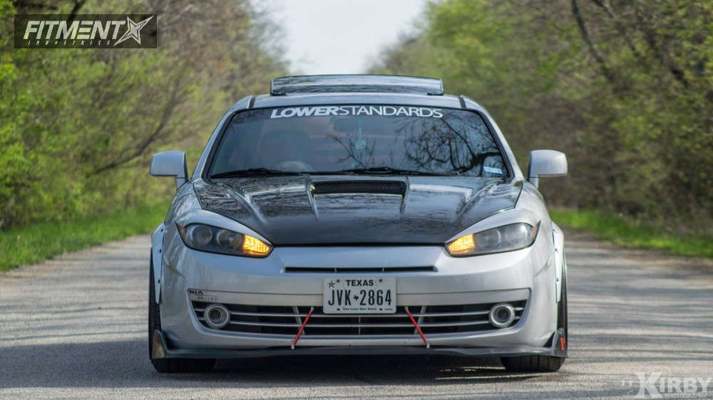 2008 Hyundai Tiburon GTP with 18x10.5 Aodhan DS02 and Hankook 235x40 on ...