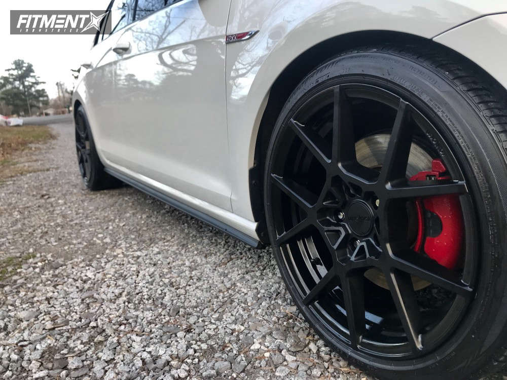 2016 Volkswagen GTI Base with 18x8.5 Rotiform Kps and Falken 235x40 on ...