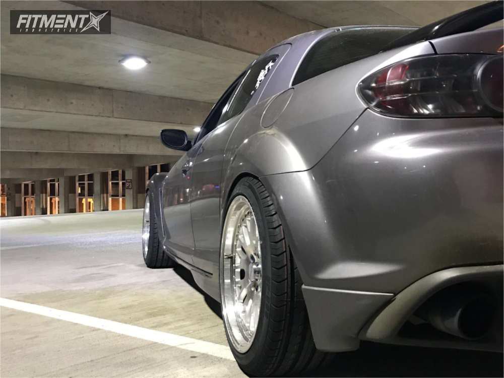 2004 Mazda RX-8 with 18x9.5 Varrstoen Es7 and Sunfull 245x40 on ...