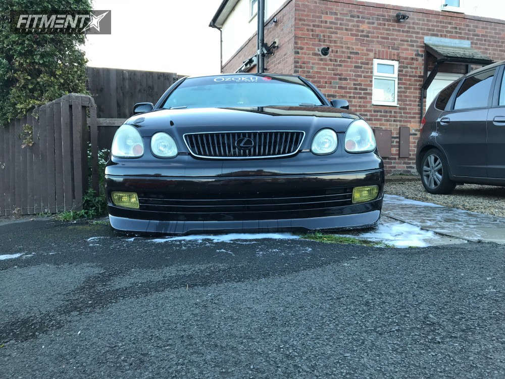 2000 Lexus GS300 4dr Sedan with 18x10 Work Cr01 and Bridgestone 285x35 ...