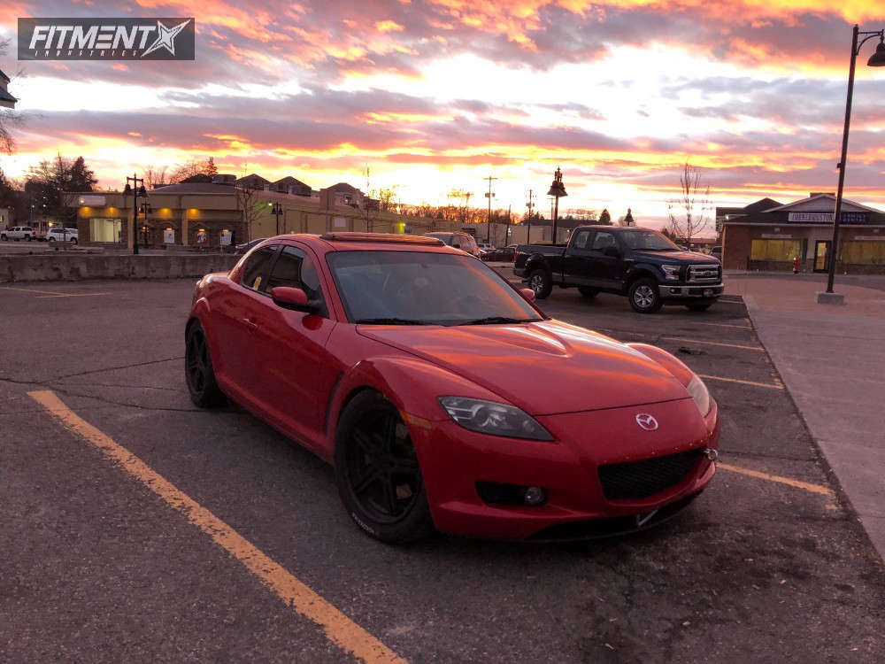 2004 Mazda RX-8 Base with 19x9 TSW Mirabeau and Yokohama 245x45 on ...