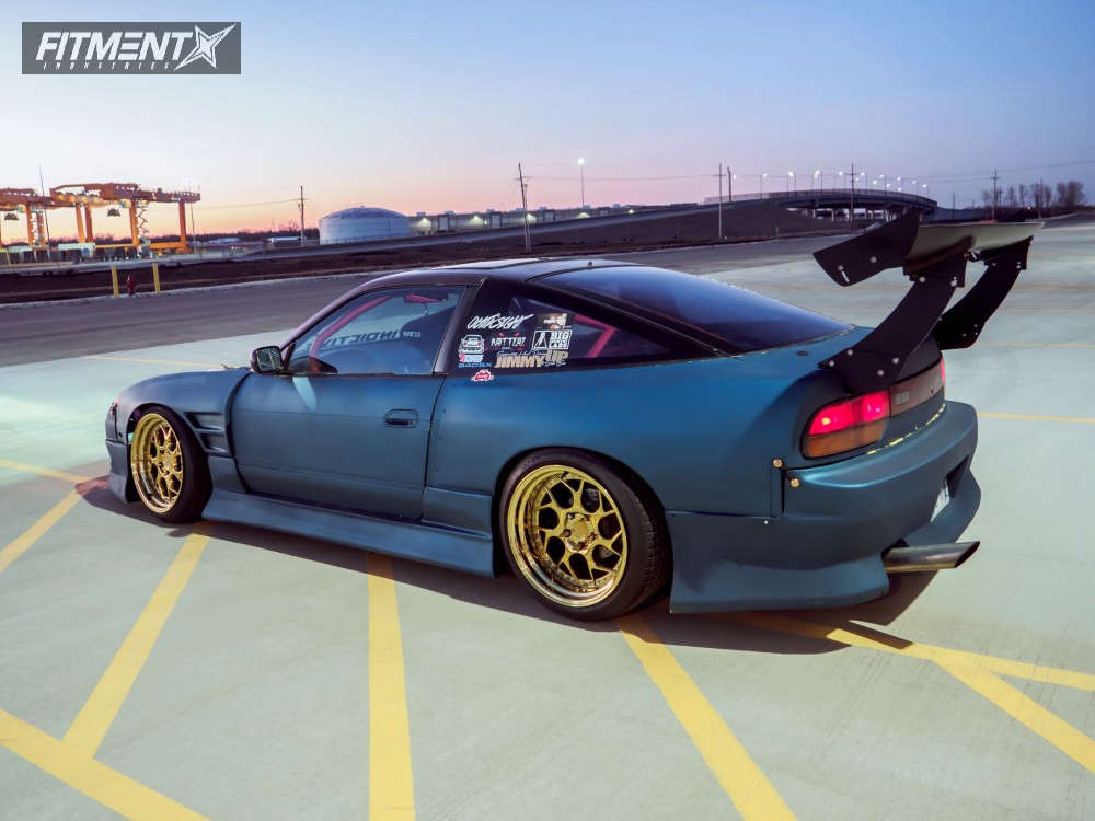 1990 Nissan 240SX with 18x10.5 Aodhan Ds01 and Goodyear 225x40 on ...