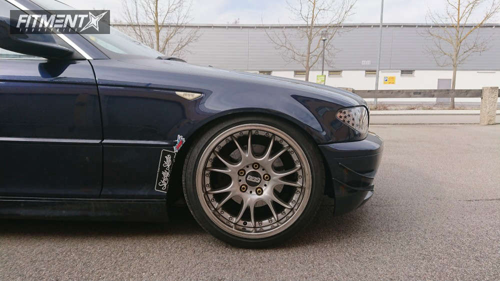 2003 BMW 325 with 18x9.5 BBS Ch and Nankang 225x45 on Coilovers ...