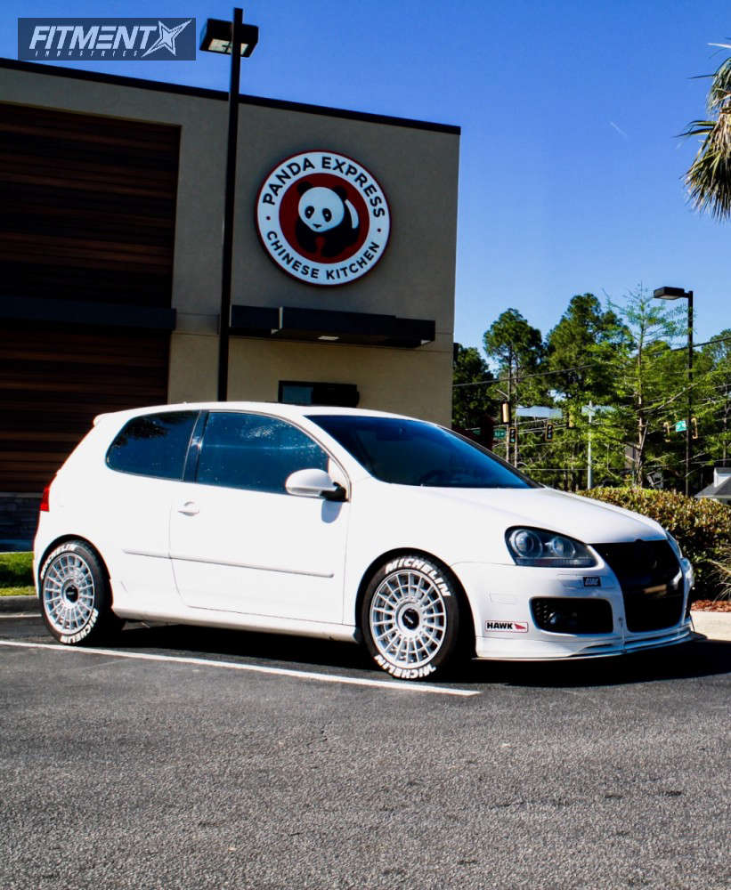 2007 Volkswagen GTI with 17x8 Rotiform Las-r and Michelin 225x45 on ...