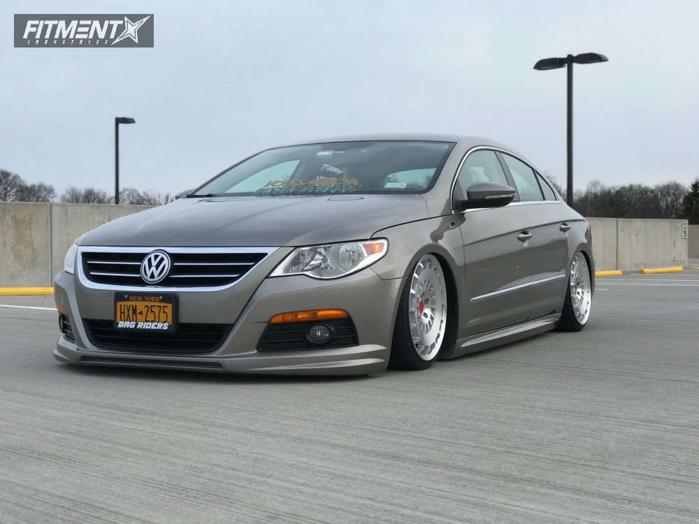 2012 Volkswagen CC with 18x8.5 Rotiform Ccv and Nankang 215x35 on Air ...