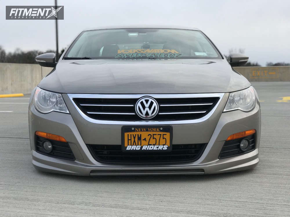 2012 Volkswagen CC with 18x8.5 Rotiform Ccv and Nankang 215x35 on Air ...