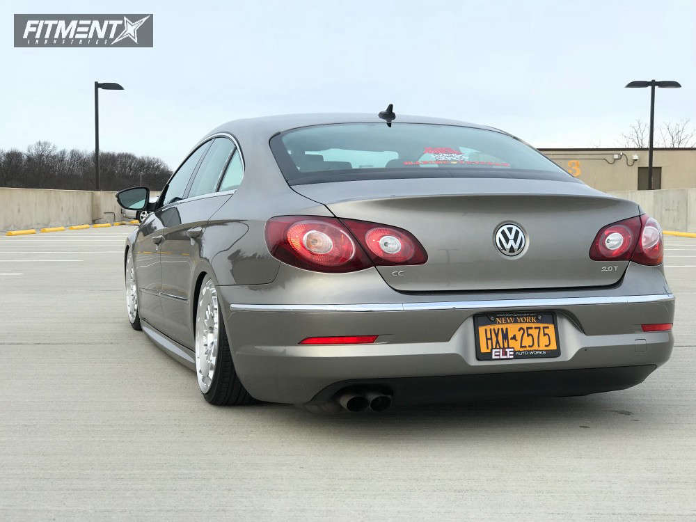 2012 Volkswagen CC with 18x8.5 Rotiform Ccv and Nankang 215x35 on Air ...