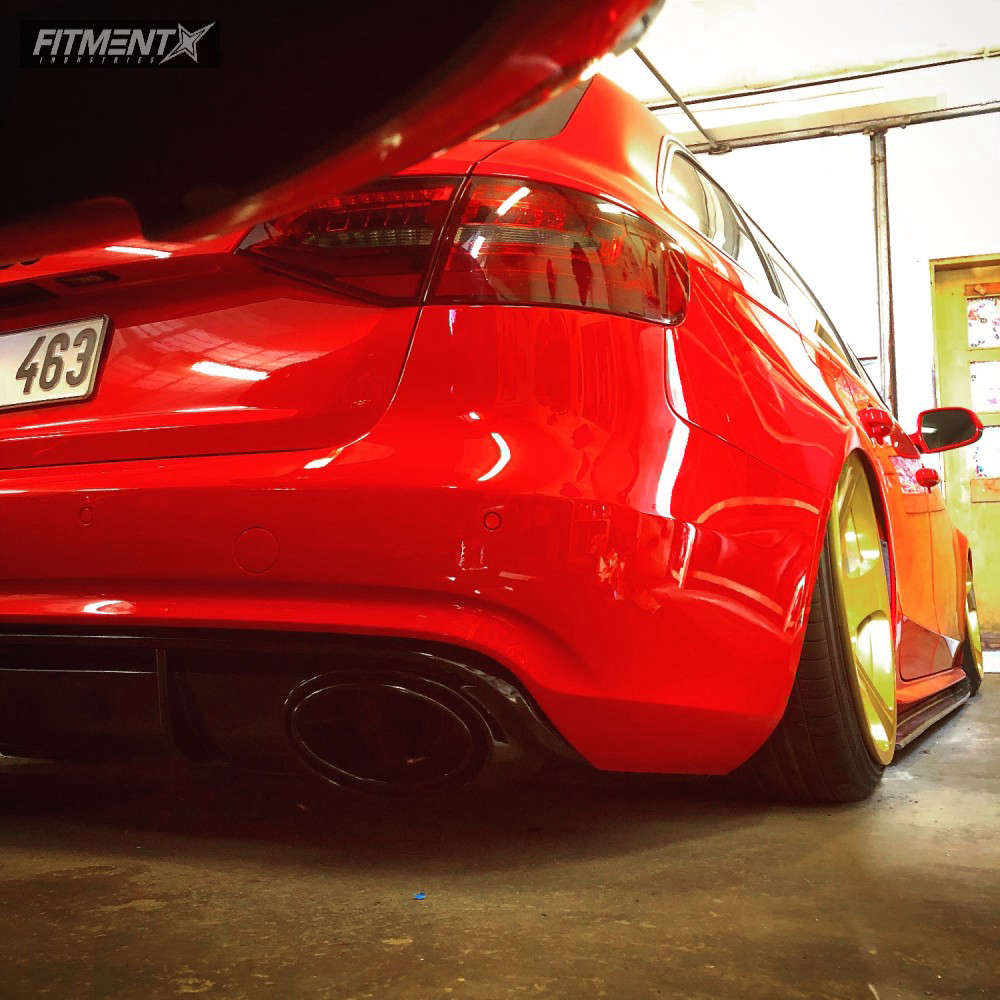 2014 Audi A4 Base with 19x10 Rotiform Tmb and Continental 235x35 on Air ...