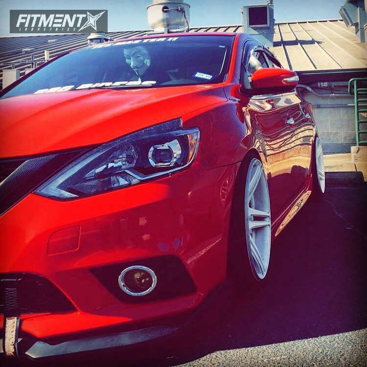 2016 Nissan Sentra SR with 18x9 Cosmis Racing S5r and Nankang 225x40 on ...