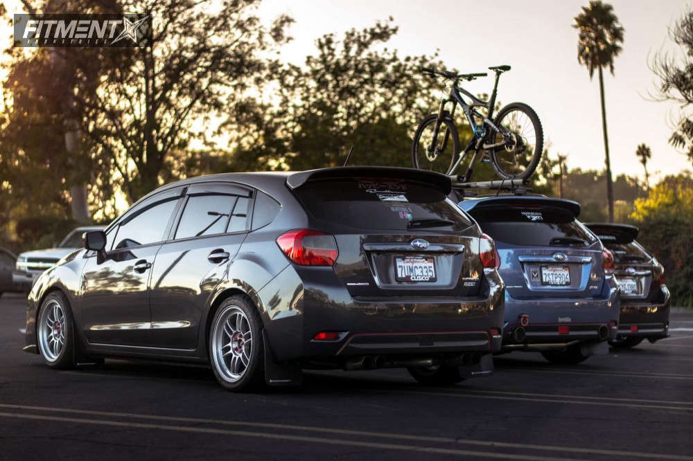 2016 Subaru Impreza Sport Premium with 17x9 Enkei RPF1 and Federal ...