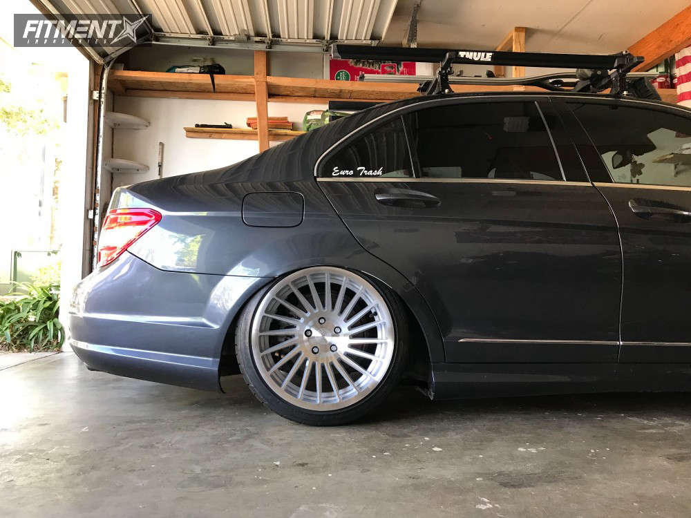 2011 Mercedes-Benz C320 Base with 18x9.5 Rotiform Ind-t and Nitto 215x35 on Coilovers | 372023 ...
