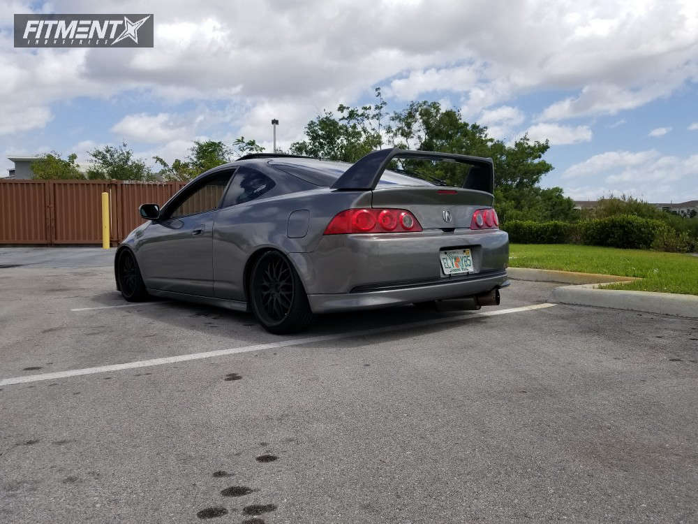 2006 Acura RSX Base with 18x8.5 Hp Designs and Goodyear 215x35 on ...