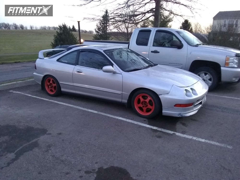 1996 Acura Integra GS-R with 15x8 Rota Slipstreams and Nitto 185x50 on ...