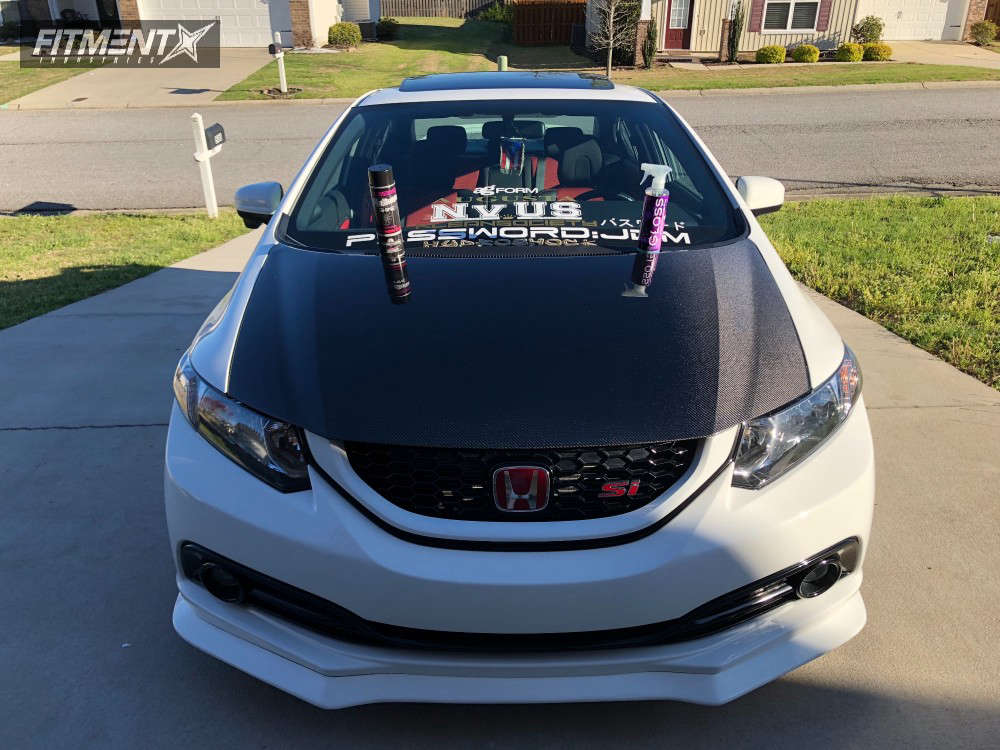 2015 Honda Civic Si with 19x9.5 Avant Garde F421 and Nitto 225x35 on ...