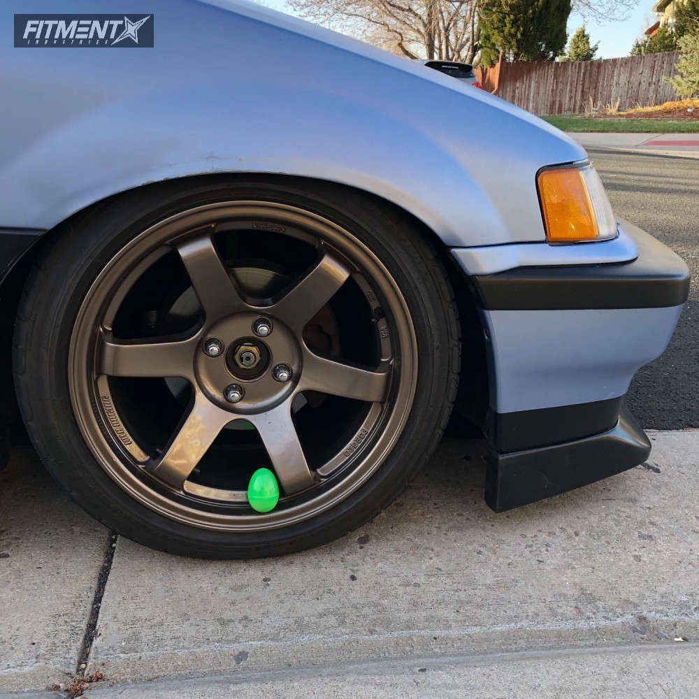 1990 Honda Civic CX with 16x8.25 JNC JNC014 and Federal 205x45 on ...