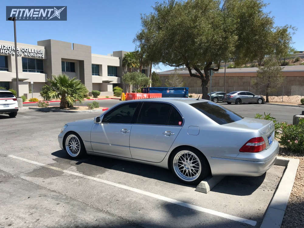 2006 Lexus LS430 with 19x8.5 Varrstoen Es1 and Yokohama 235x40 on ...