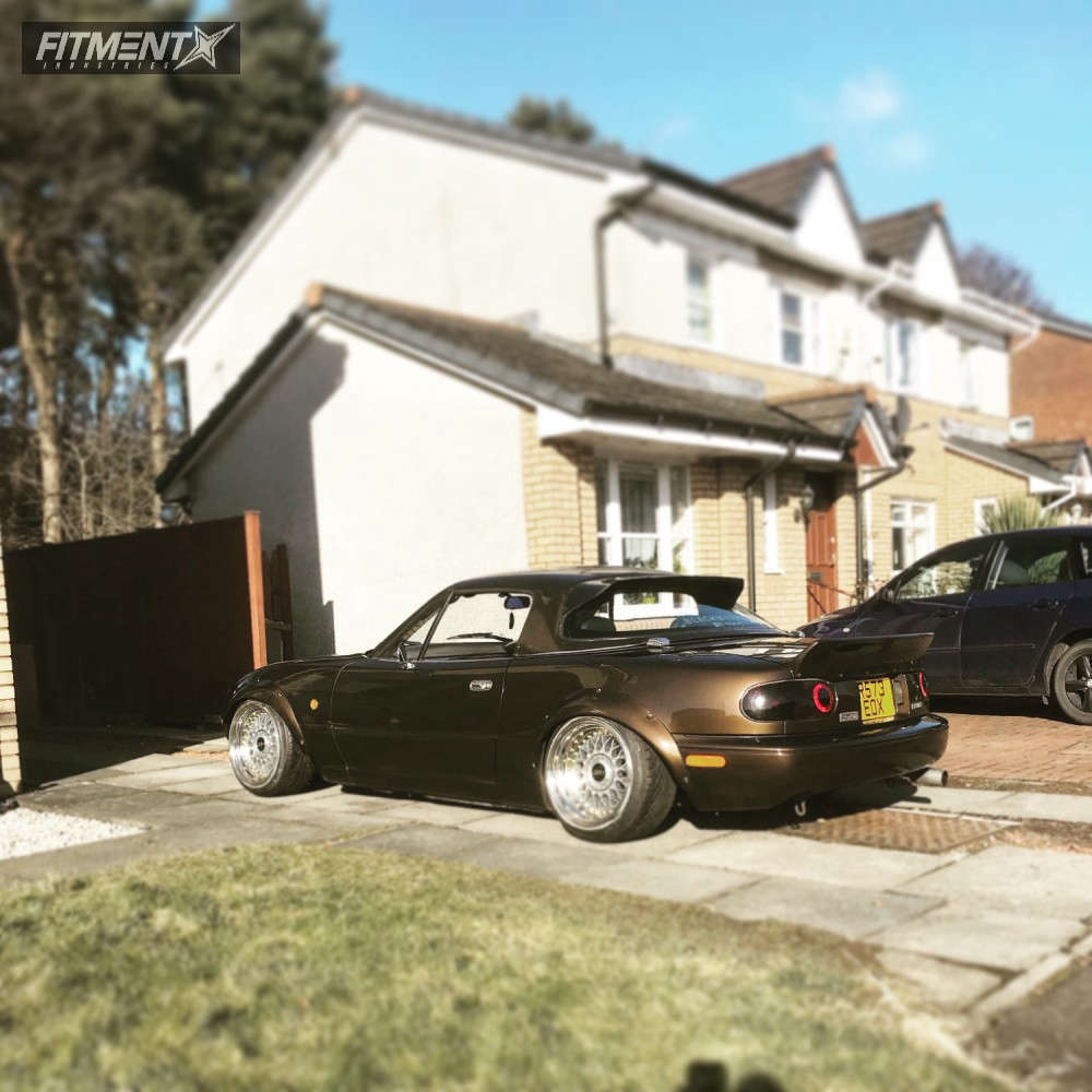 1997 Mazda MX-5 Miata with 15x9 BBS Rm and Nankang 195x45 on Coilovers ...