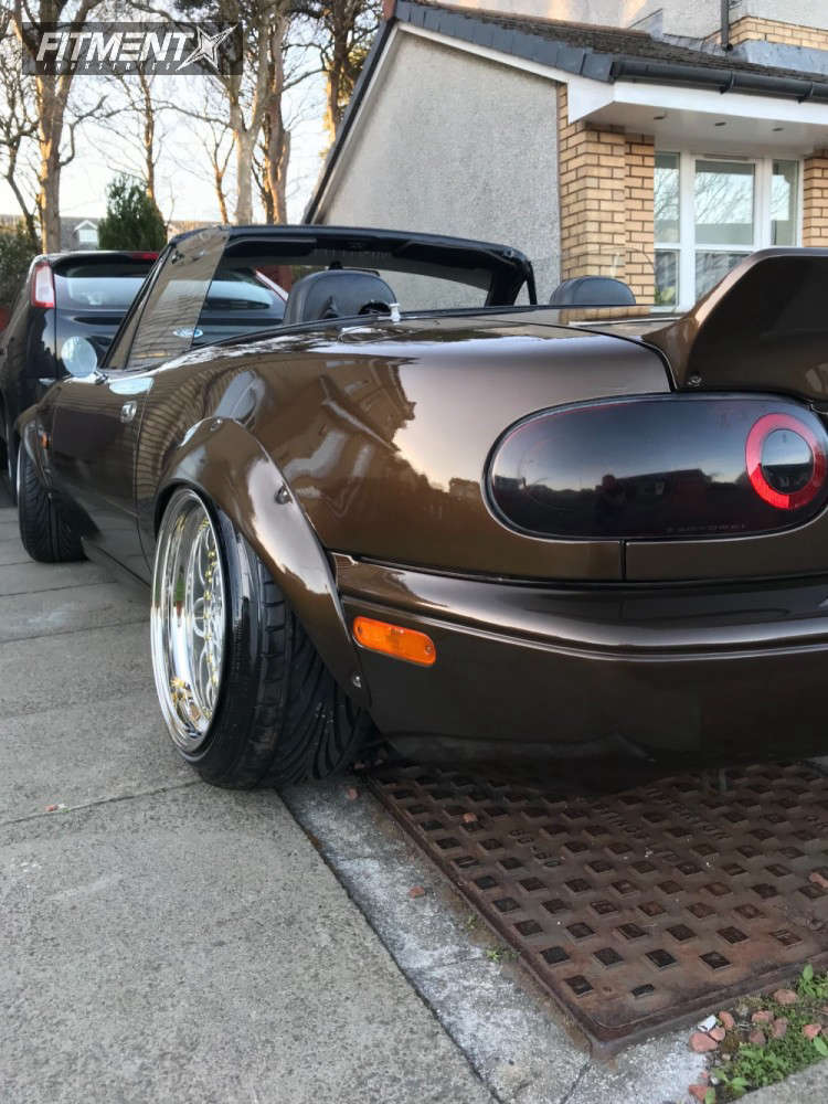 1997 Mazda MX-5 Miata with 15x9 BBS Rm and Nankang 195x45 on Coilovers ...