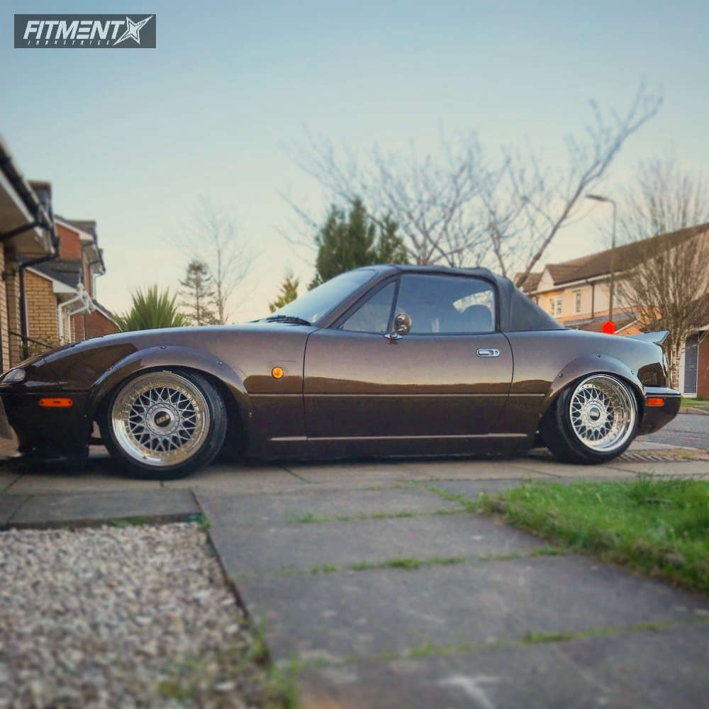 1997 Mazda MX-5 Miata with 15x9 BBS Rm and Nankang 195x45 on Coilovers | 377563 | Fitment Industries