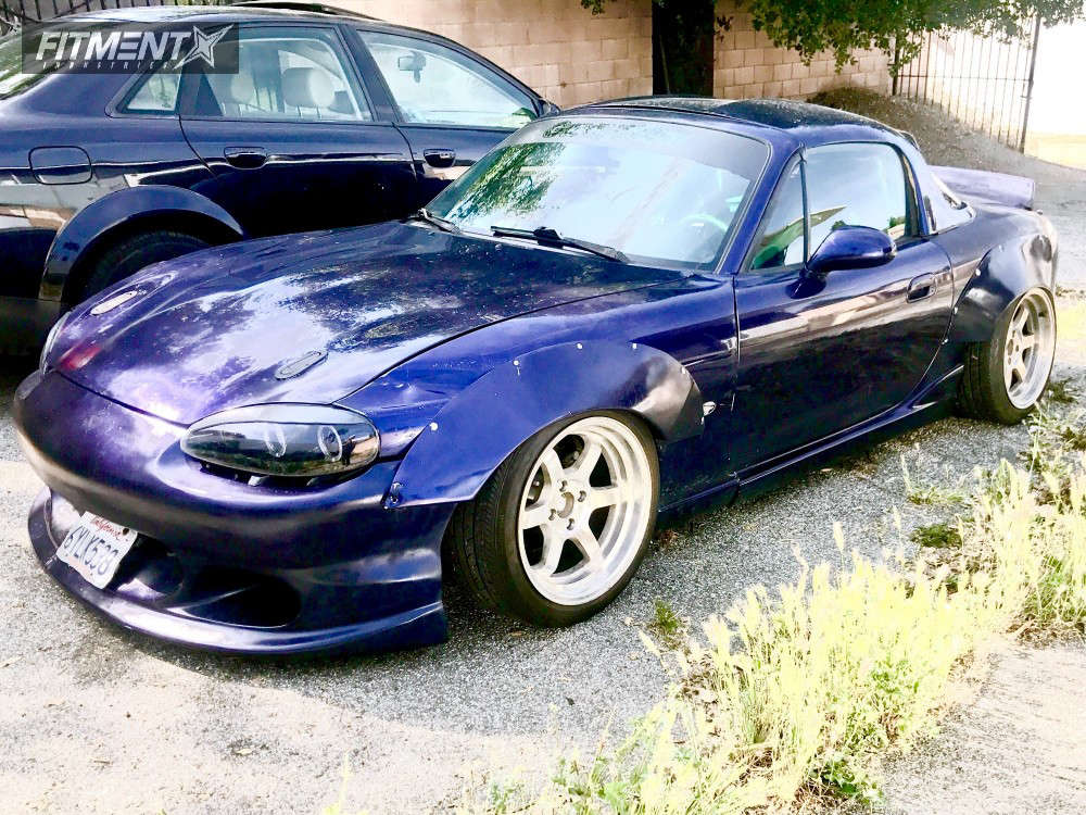 2003 Mazda MX-5 Miata with 18x8 Rota Grid and Achilles 195x40 on ...