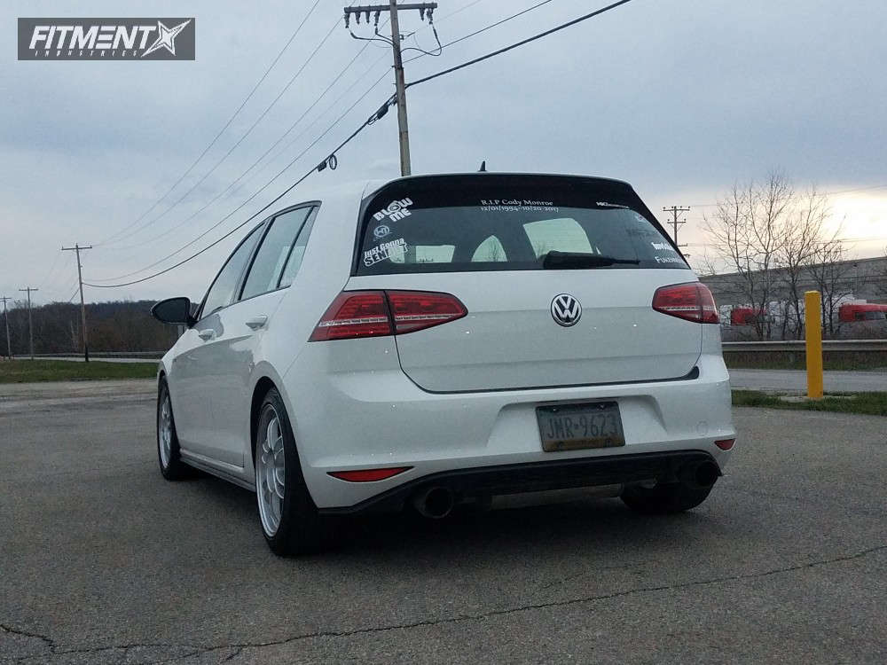 2016 Volkswagen GTI with 17x8 Enkei RPF1 and Firestone 245x40 on ...