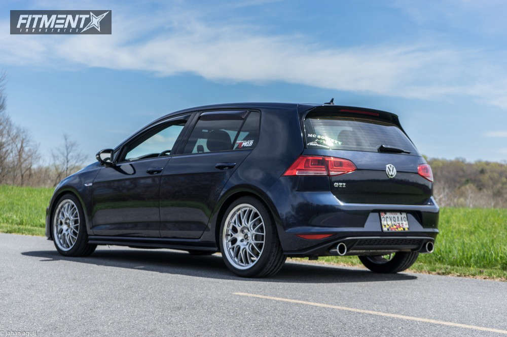 2017 Volkswagen GTI with 18x8 Enkei Lusso and Firestone 225x40 on ...