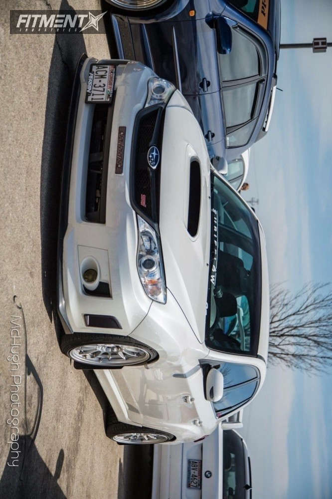 2012 Subaru WRX STI with 18x9.5 Enkei Nt03 and Falken 235x40 on ...