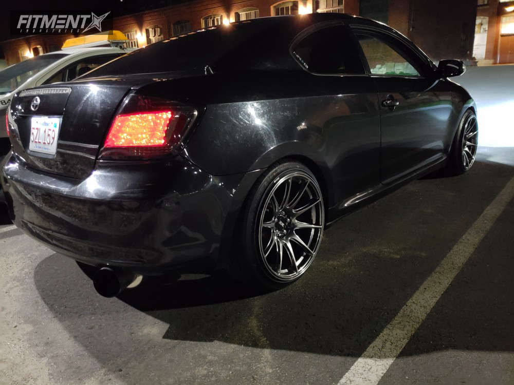 2007 Scion TC with 18x9.75 XXR 527 and Nankang 215x40 on Coilovers ...
