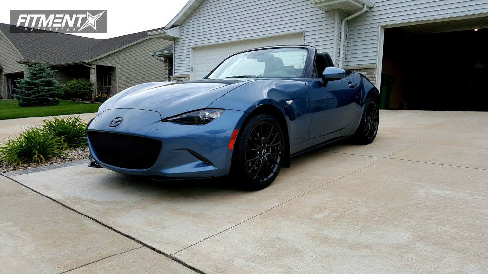 2016 Mazda MX-5 Miata with 17x7 BBS Ch and Bridgestone 205x45 on ...