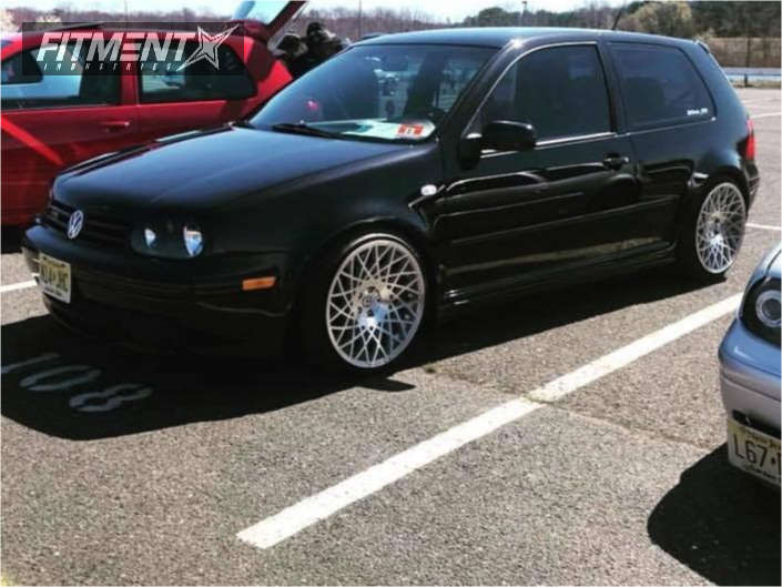 2003 Volkswagen GTI with 18x9.5 Art In Motion Ma1 and Nitto 225x40 on ...
