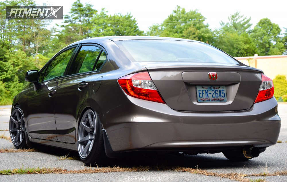 2012 Honda Civic with 17x9 MB Wheels Battle and Westlake 205x40 on ...
