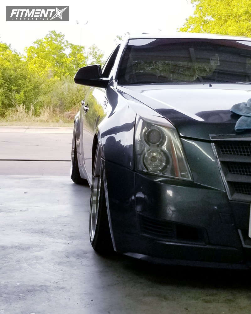 2008 Cadillac CTS with 20x9 ESR Sr01 and Accelera 245x35 on Coilovers ...
