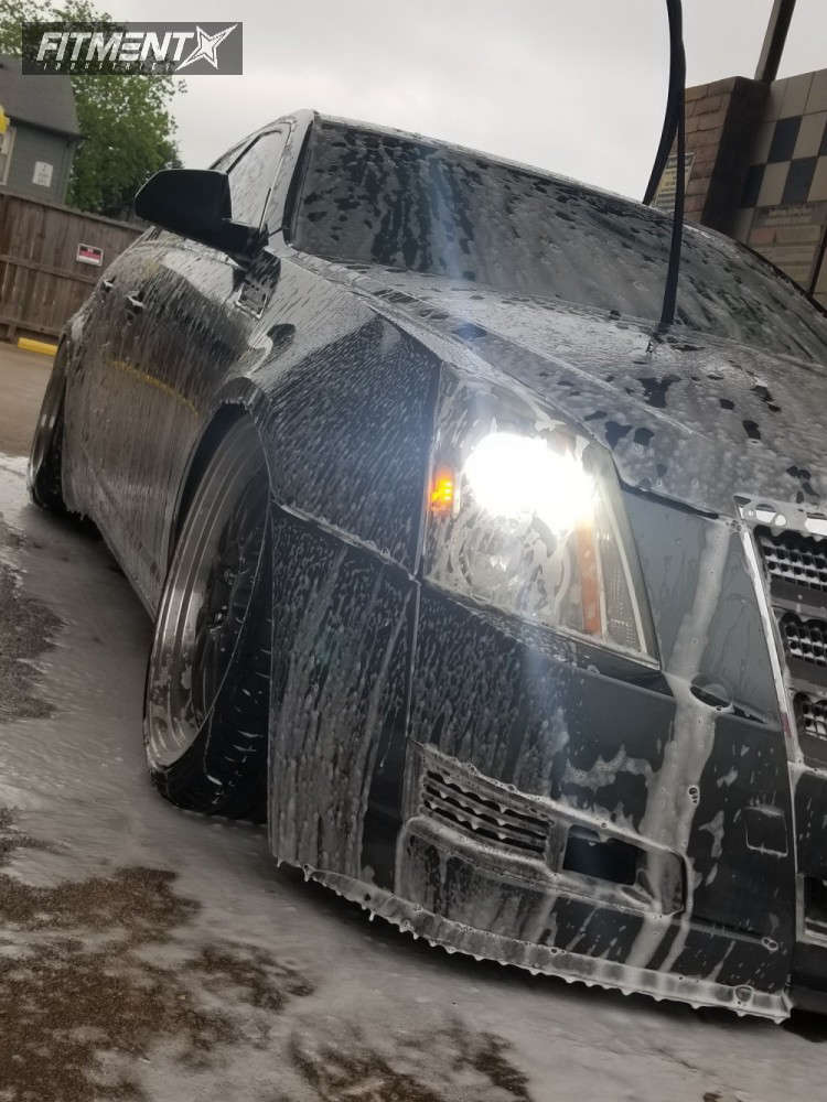 2008 Cadillac CTS with 20x9 ESR Sr01 and Accelera 245x35 on Coilovers ...